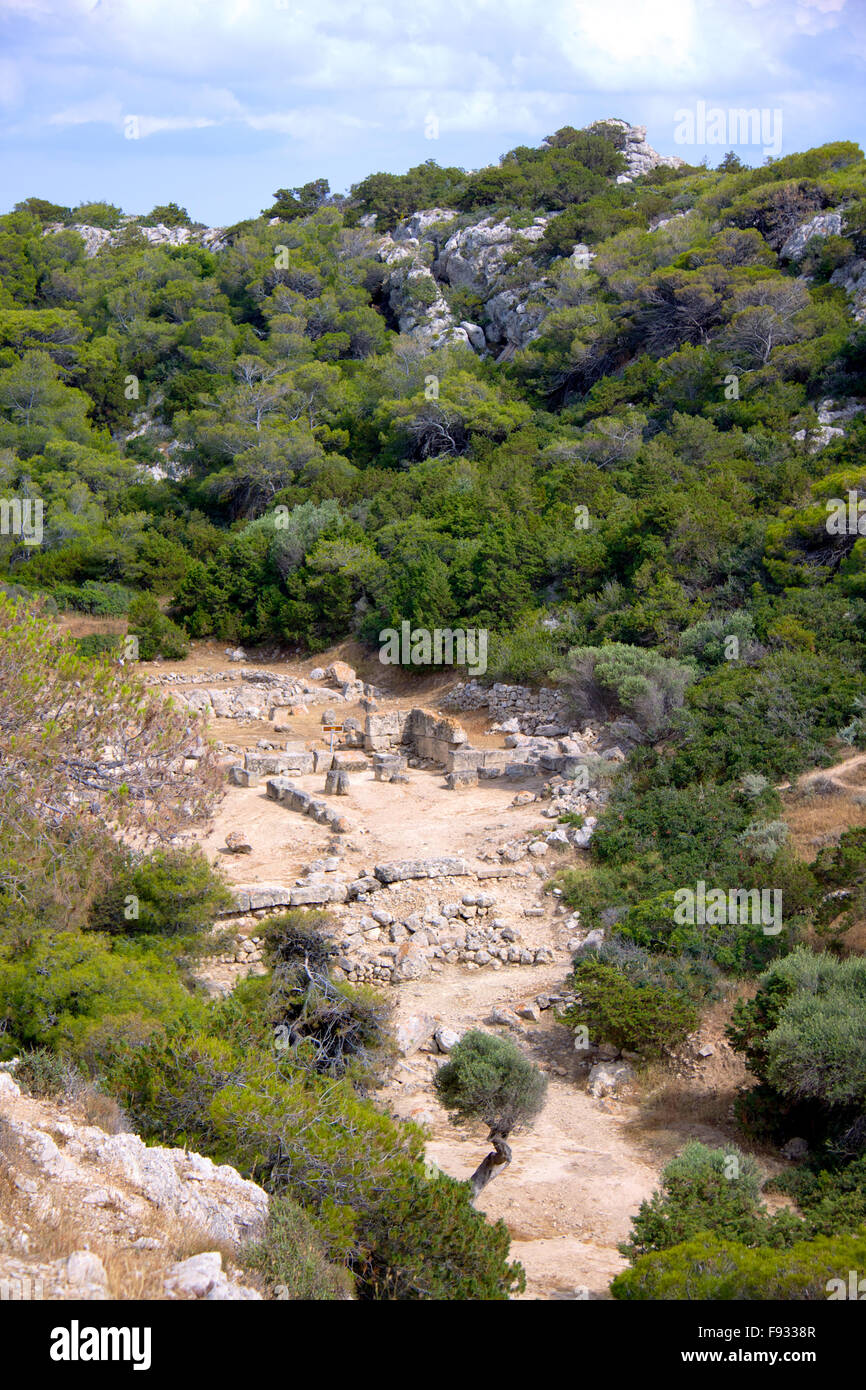 Landscape of the Sanctuary of Hera in Greece Stock Photo - Alamy