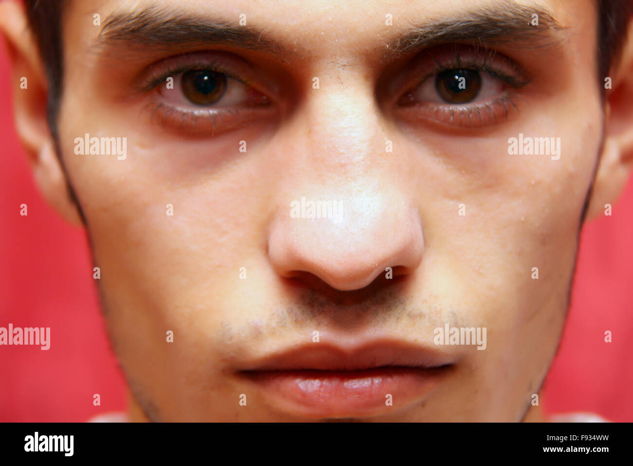 evil guy face Stock Photo - Alamy
