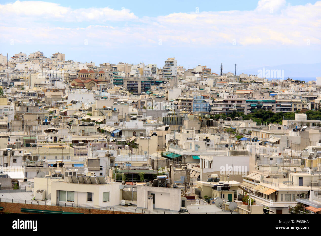 view Athens is a capital of Greece Stock Photo - Alamy