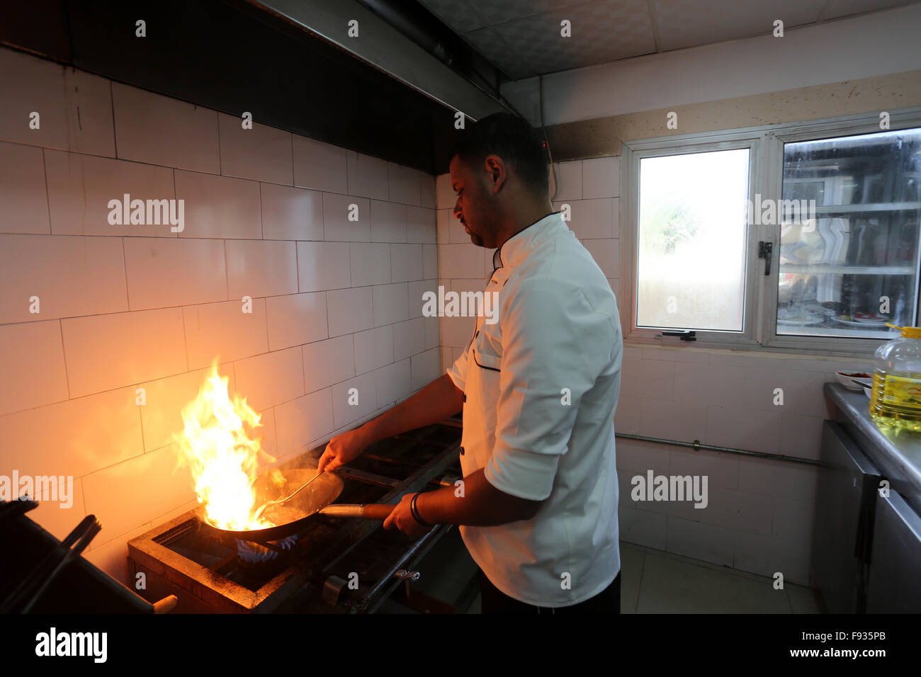 Gaza City, Gaza Strip, Palestinian Territory. 13th Dec, 2015. A ...