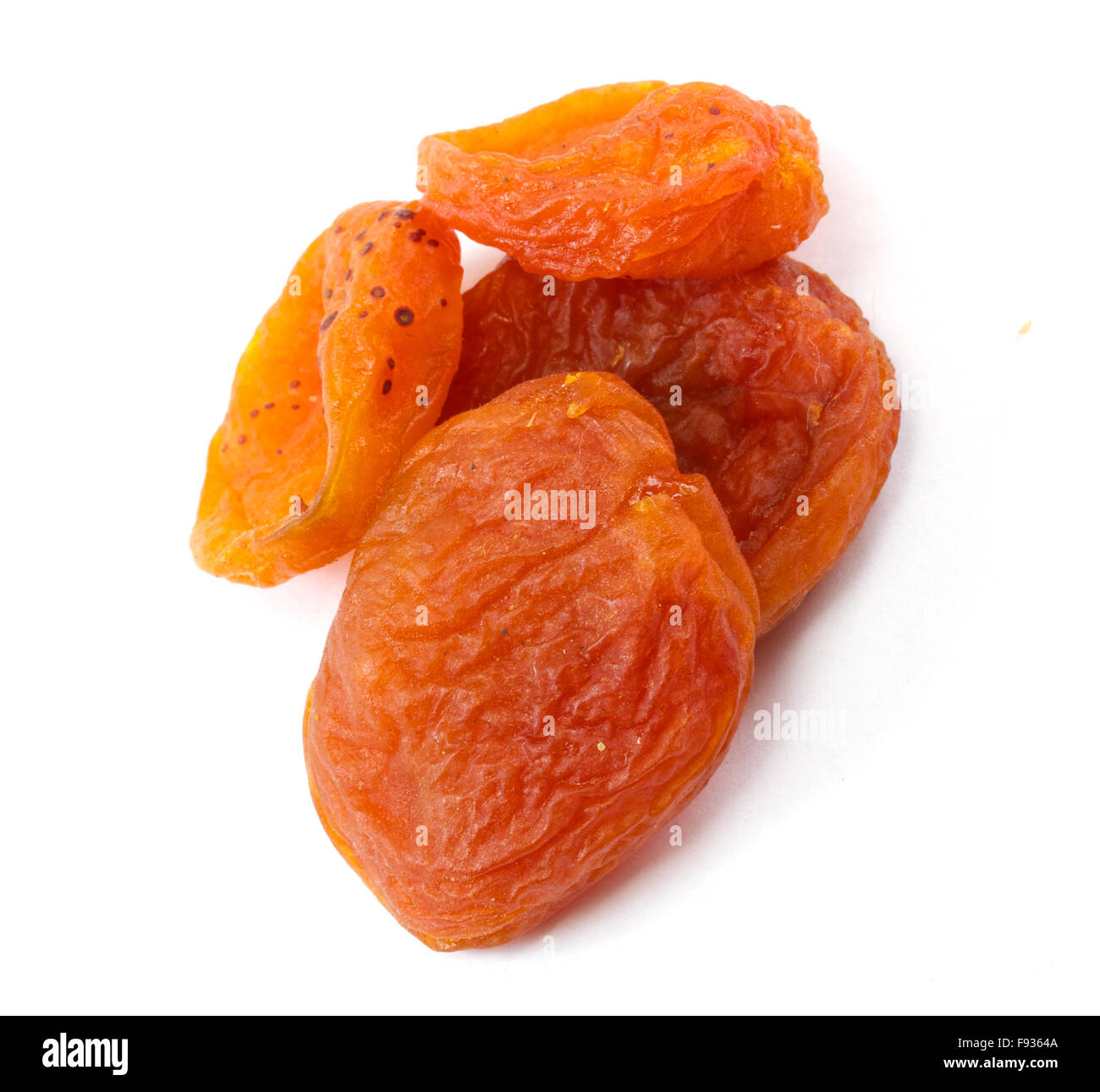 Dry apricot fruit on white background Stock Photo - Alamy