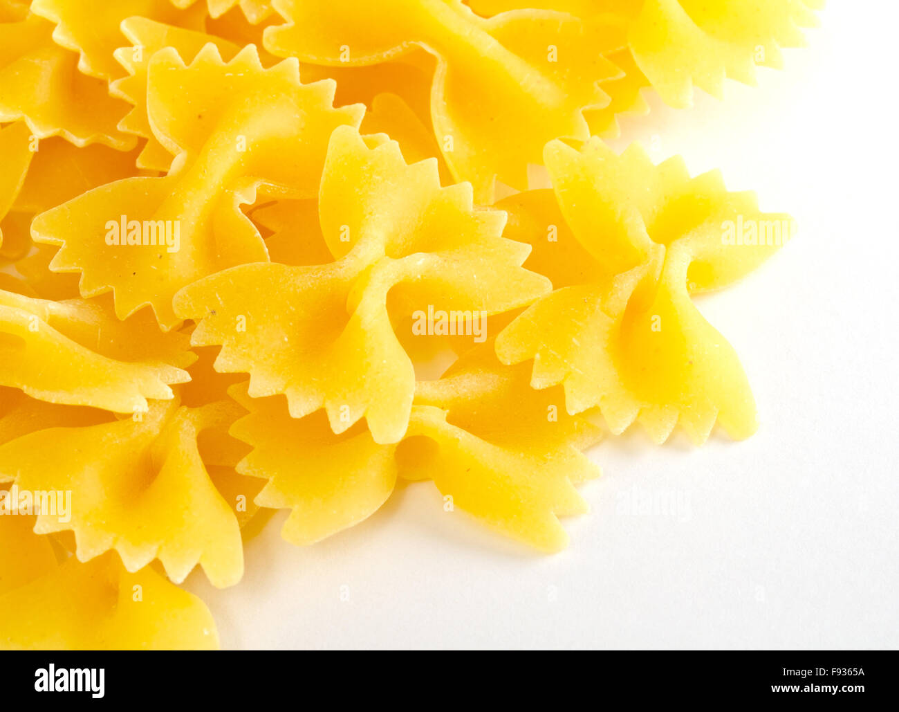 dried italian pasta (macaroni) isolated on white background Stock Photo ...