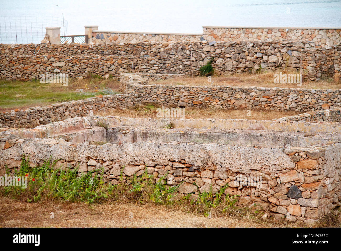 Ancient ruins on Rhodes island, Greece Stock Photo - Alamy