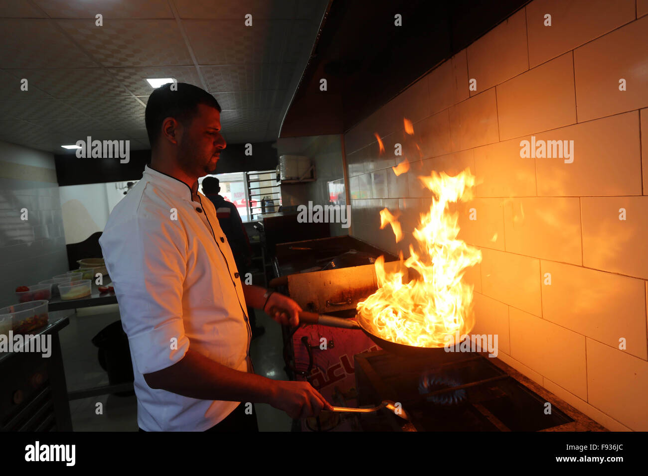 Gaza City, Gaza Strip, Palestinian Territory. 13th Dec, 2015. A ...