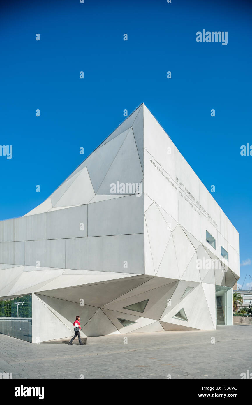 Israel, Tel Aviv, Herta and Paul Amir building - museum Tel Aviv Stock ...