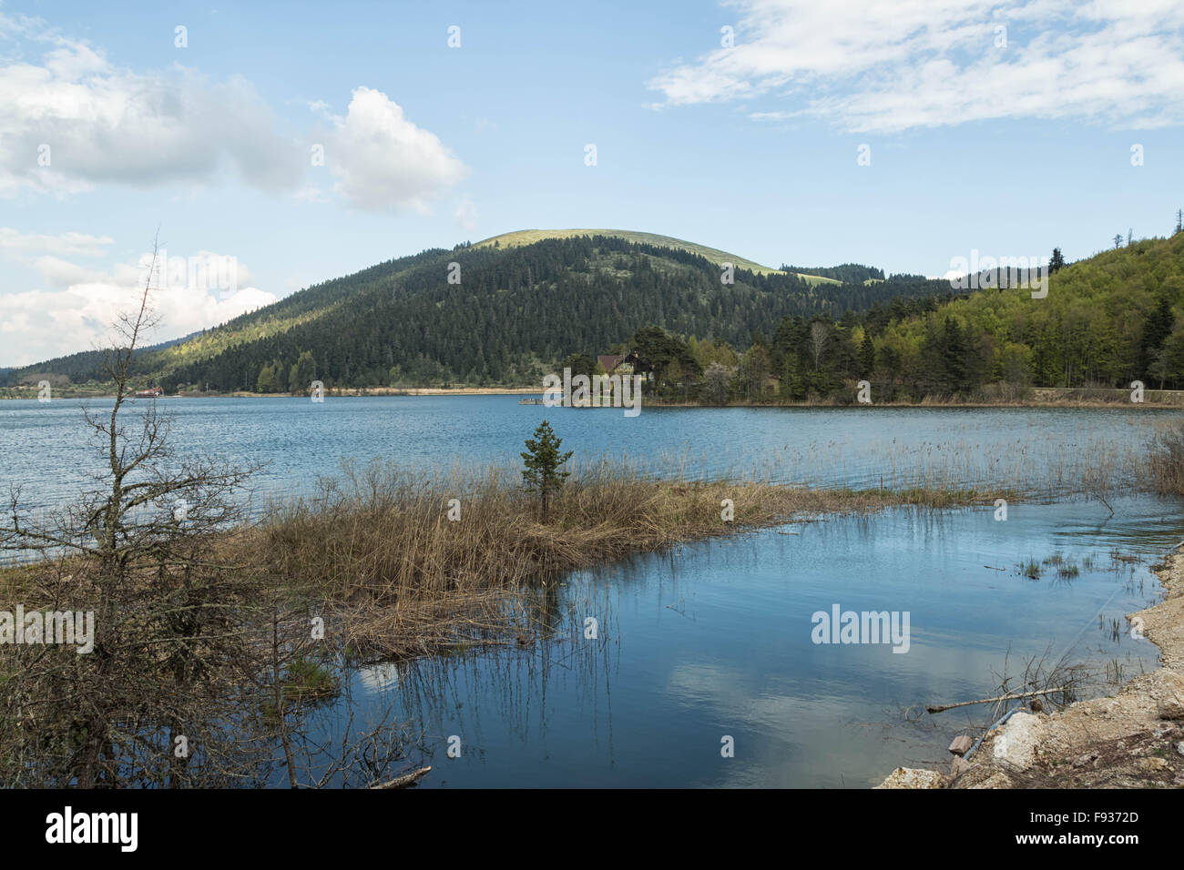 Lake Abant A beautiful lake surrounded by mountains in the Bolu region ...