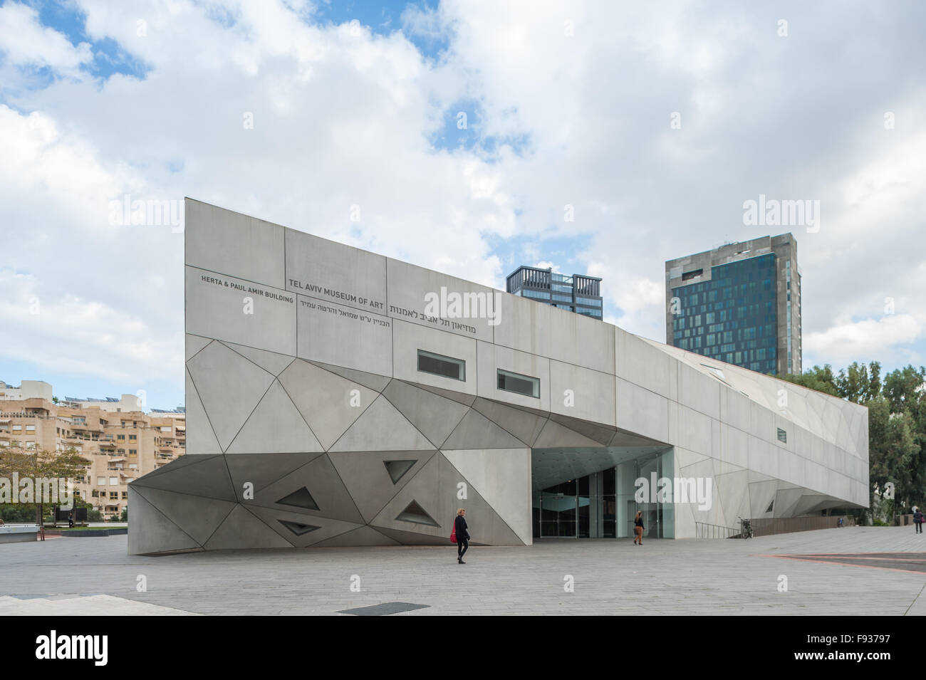 Israel, Tel Aviv, Herta and Paul Amir building - museum of art Stock ...