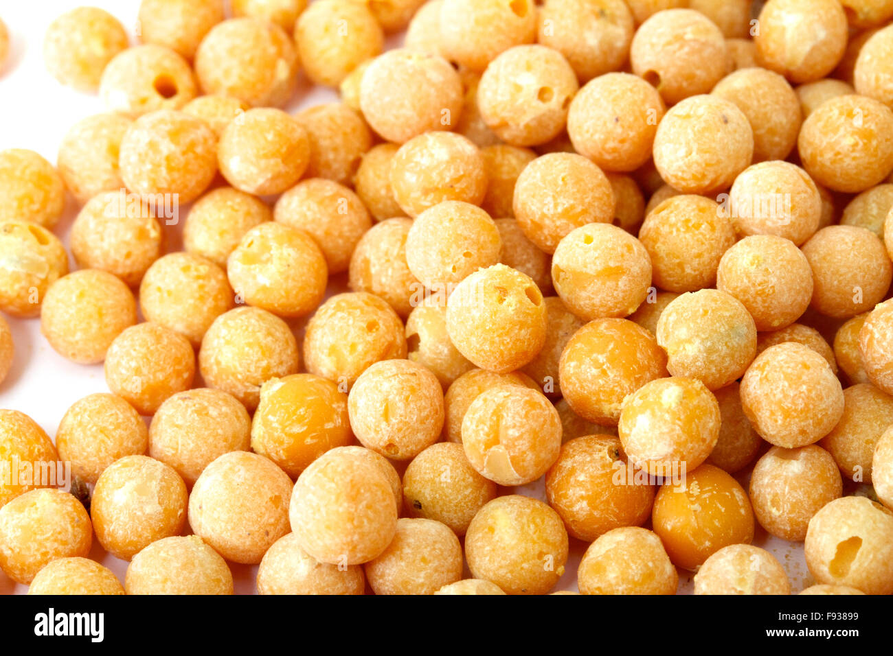 A small handful of chick-pea. Beans isolated on a white background ...