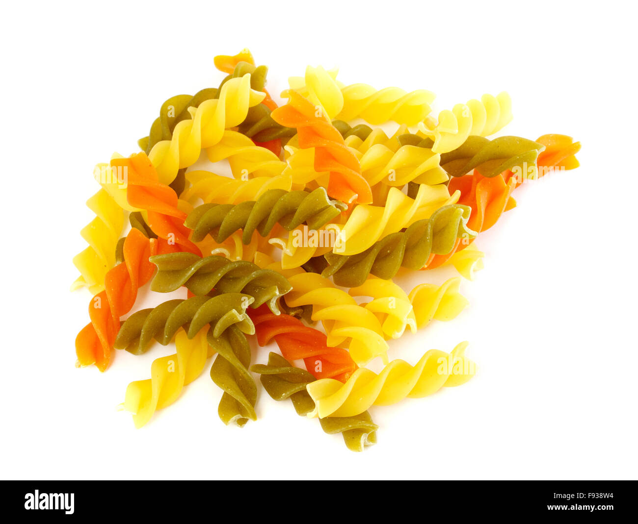 dried italian pasta (macaroni) isolated on white background Stock Photo ...