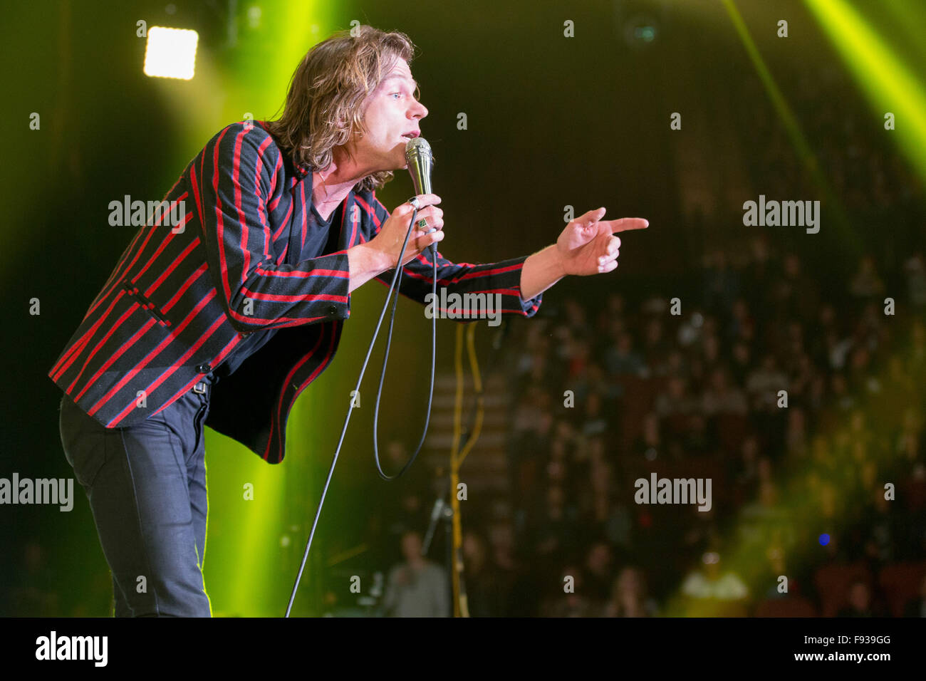 Singer matt shultz cage elephant hi-res stock photography and images ...