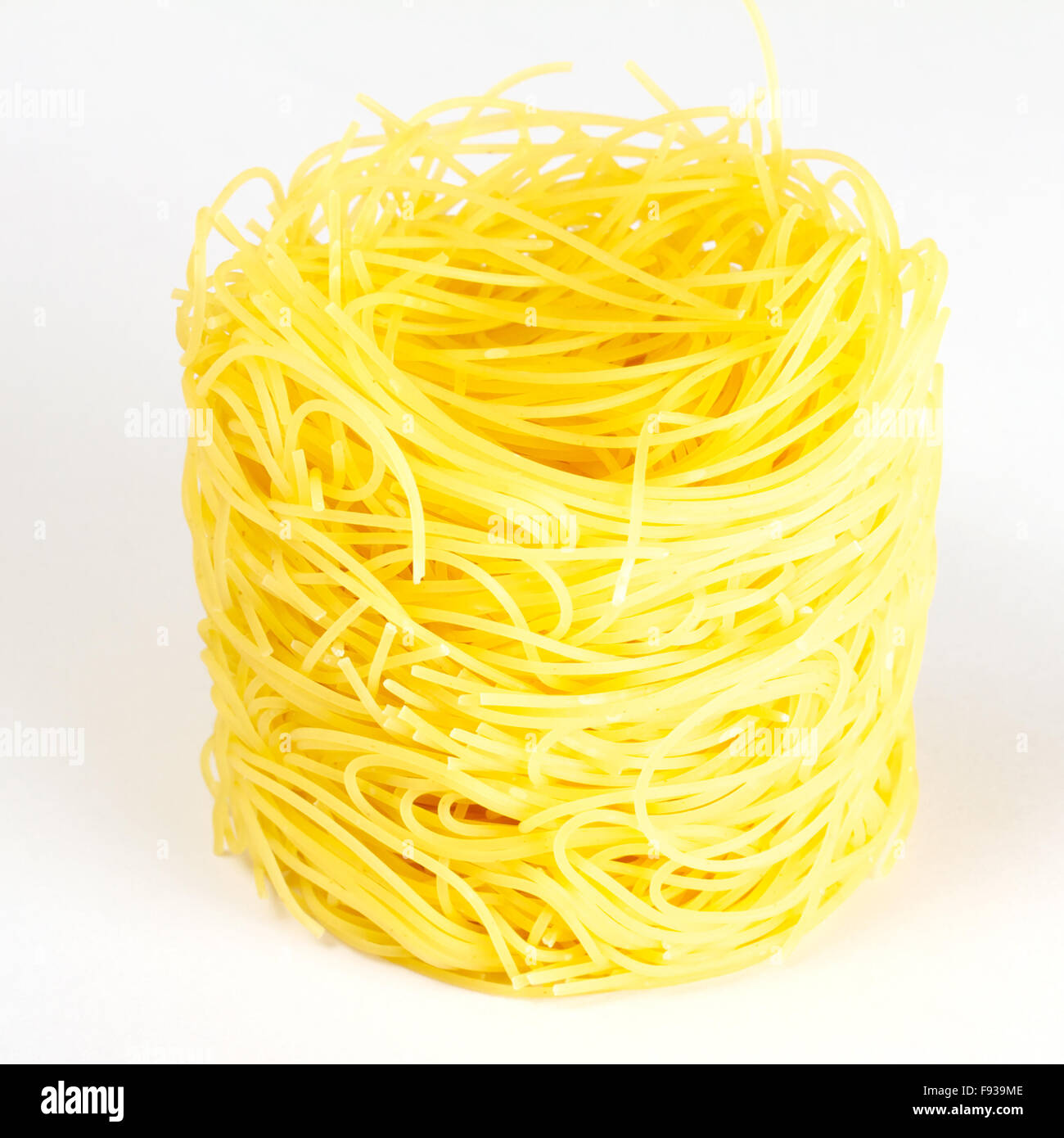 dried italian pasta (macaroni) isolated on white background Stock Photo ...