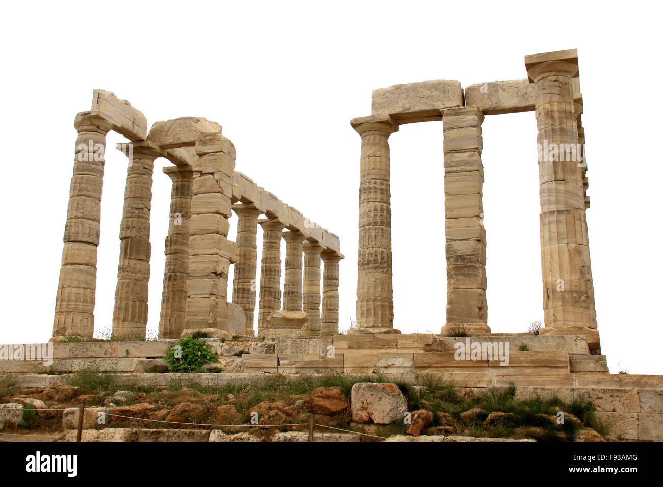 The Temple of Poseidon at Sounion Greece Stock Photo - Alamy