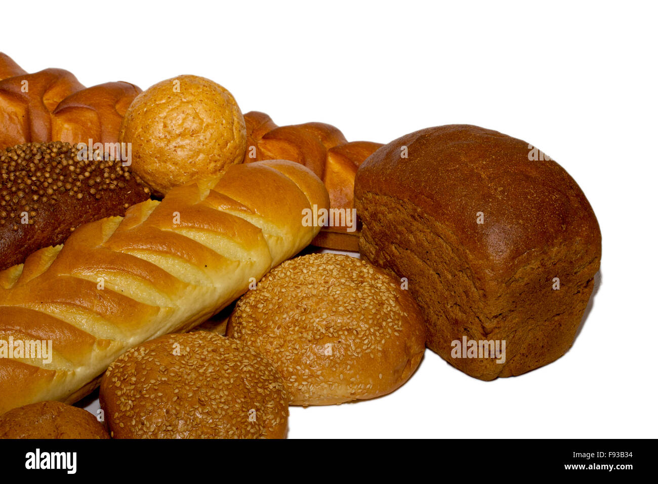 assortment of baked bread Stock Photo - Alamy