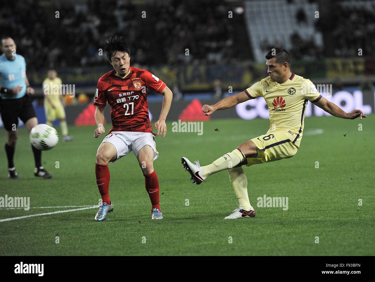 Osaka, Kansai, Japan. 13th Dec, 2015. Club America defender MIGUEL ...
