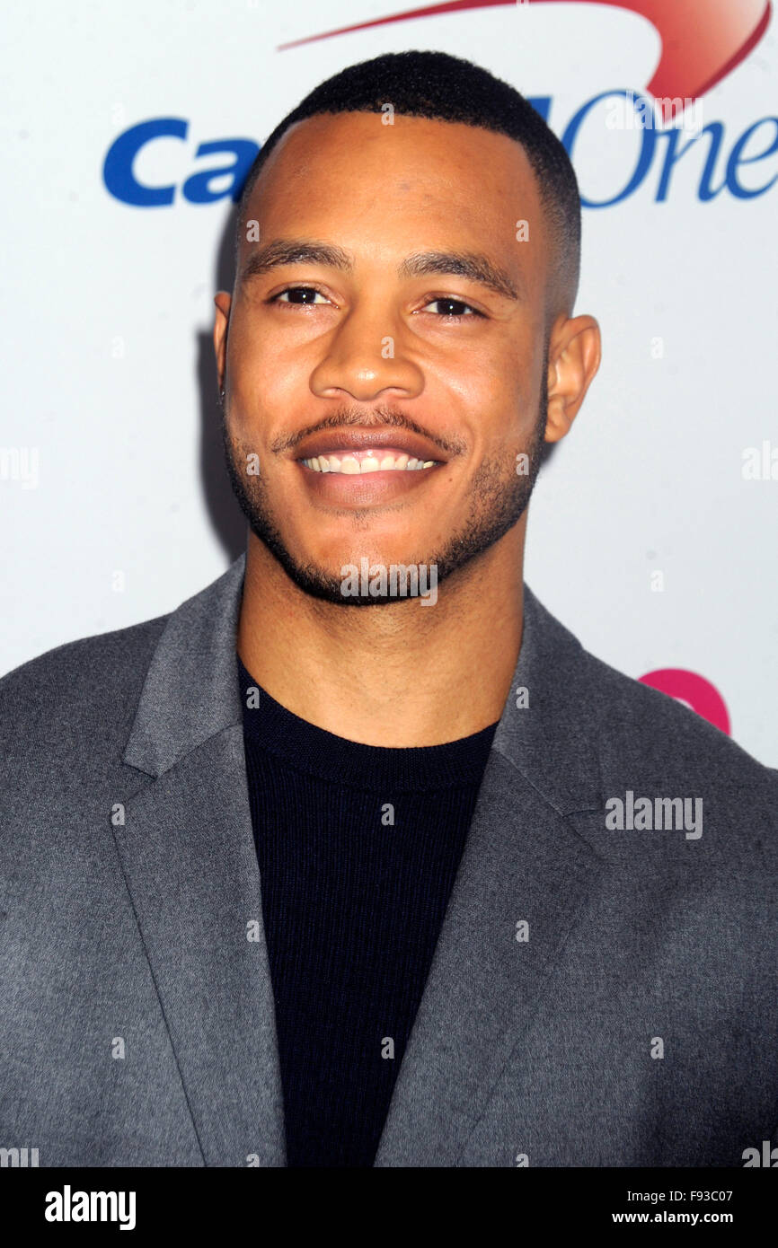 New York City. 11th Dec, 2015. Trai Byers attends the Z100's ...