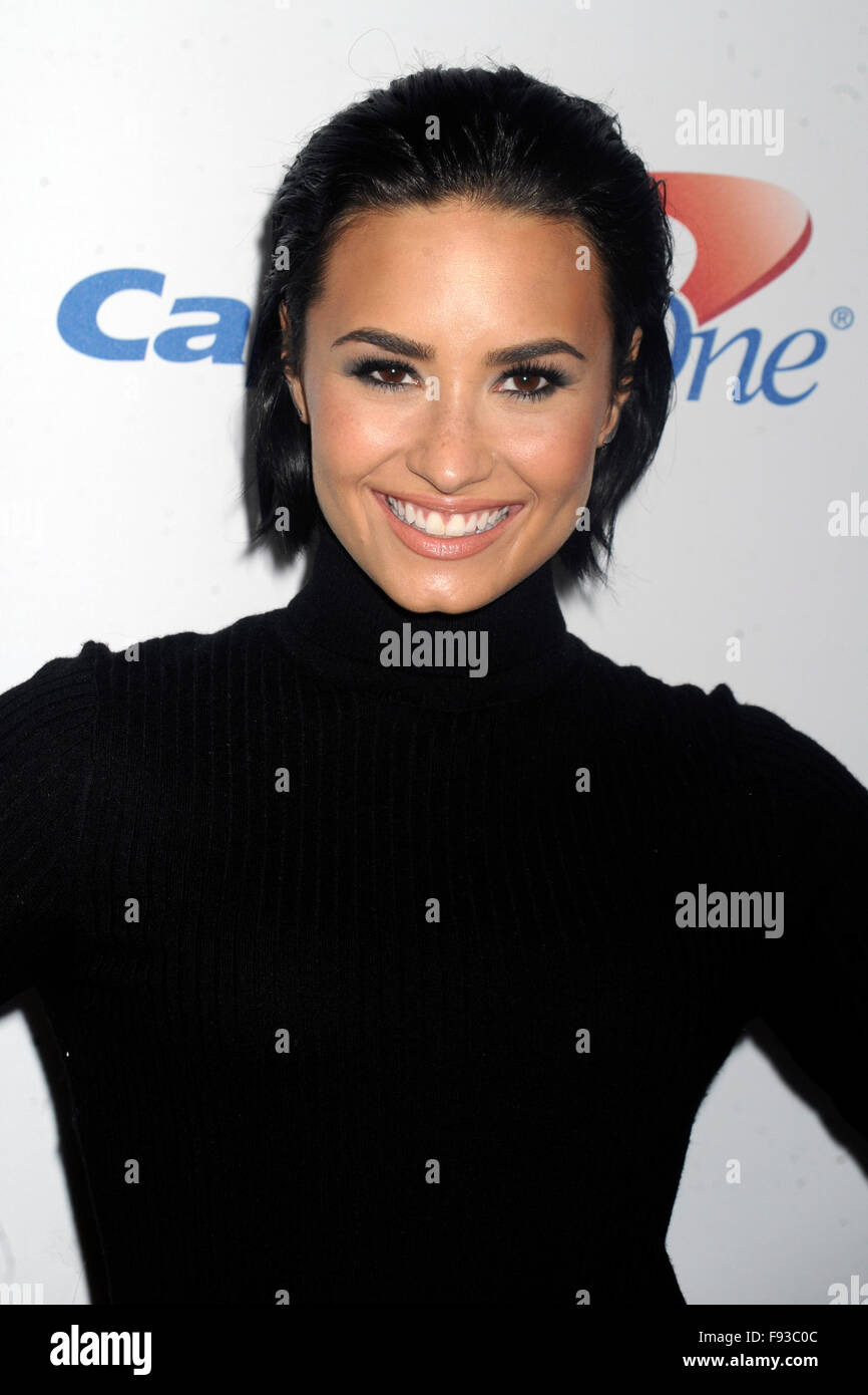 New York City. 11th Dec, 2015. Demi Lovato attends the Z100's ...