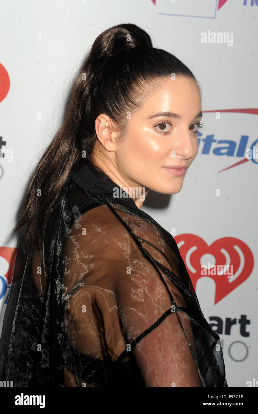 New York City. 11th Dec, 2015. Chloe Angelides attends the Z100's ...