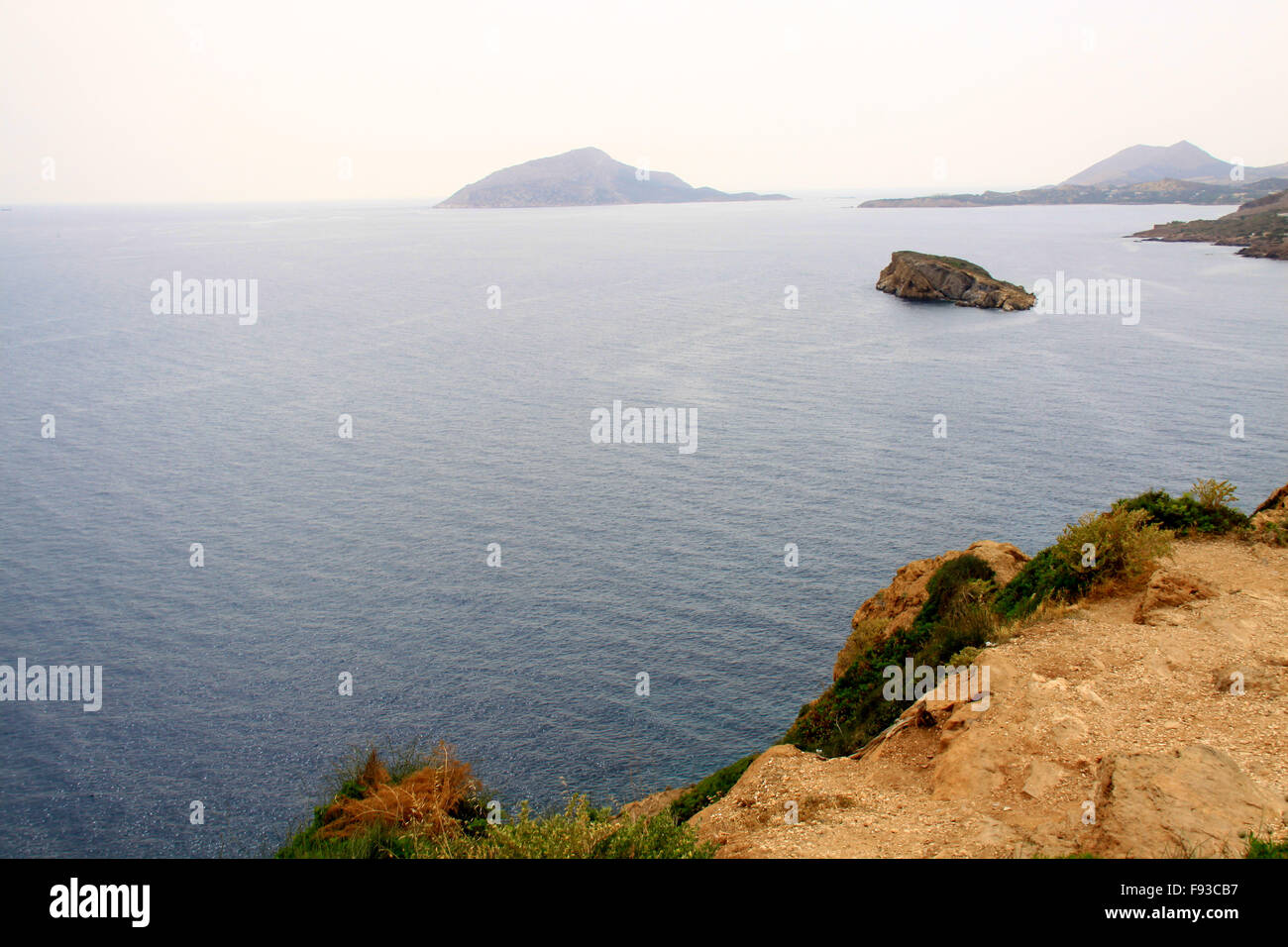 beautiful Greek landscape Stock Photo - Alamy