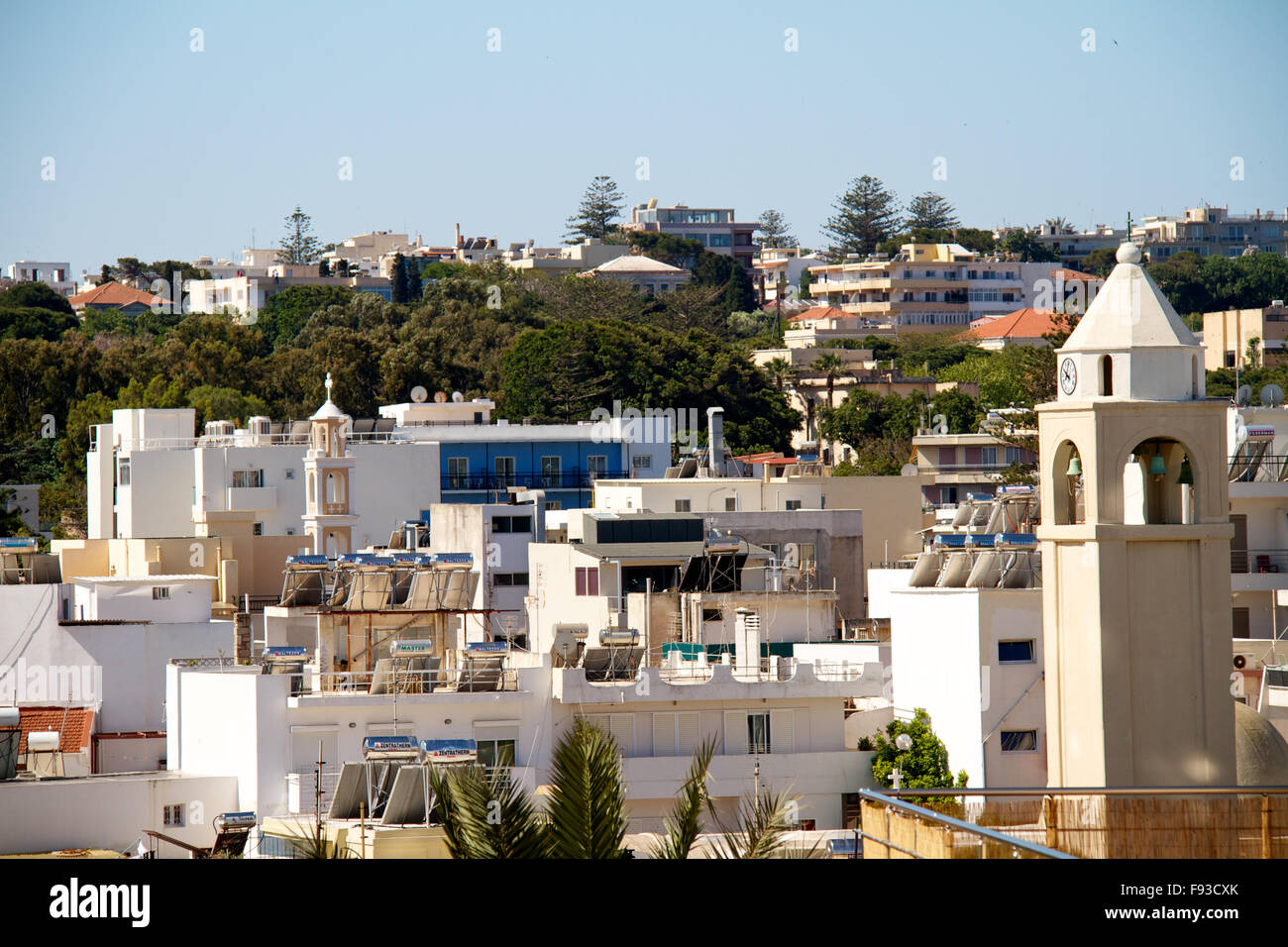 Rhodes city view Greece Stock Photo - Alamy