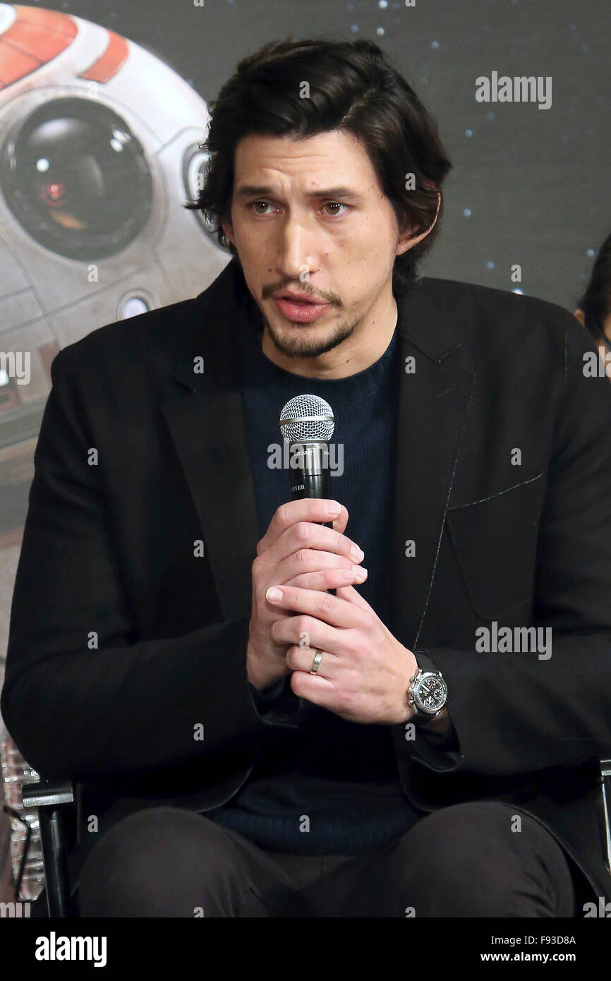 Adam Driver during the press conference for 'Star Wars: The Force ...