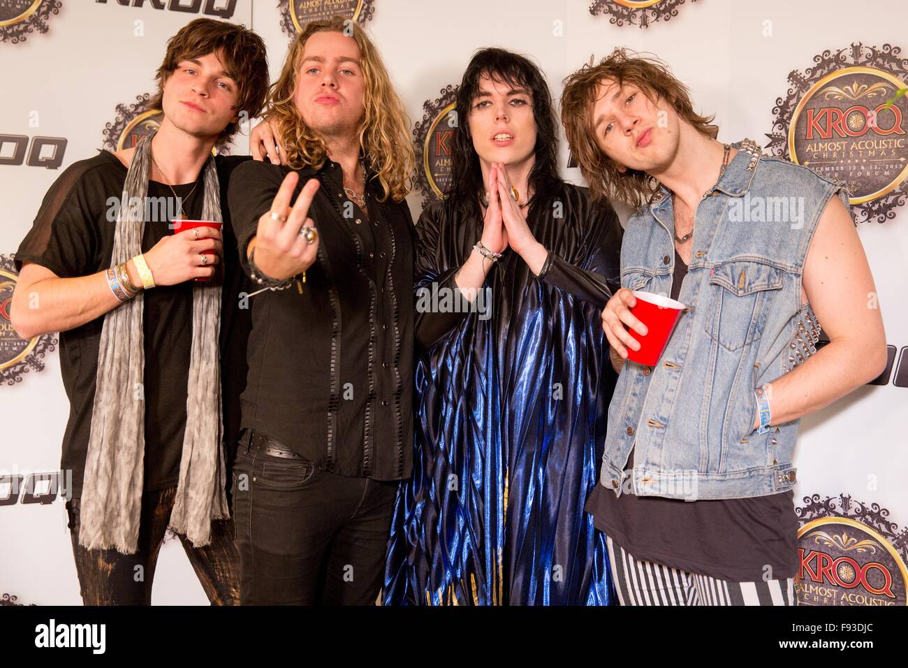 Los Angeles, California, USA. 12th Dec, 2015. JED ELLIOTT, ADAM SLACK ...