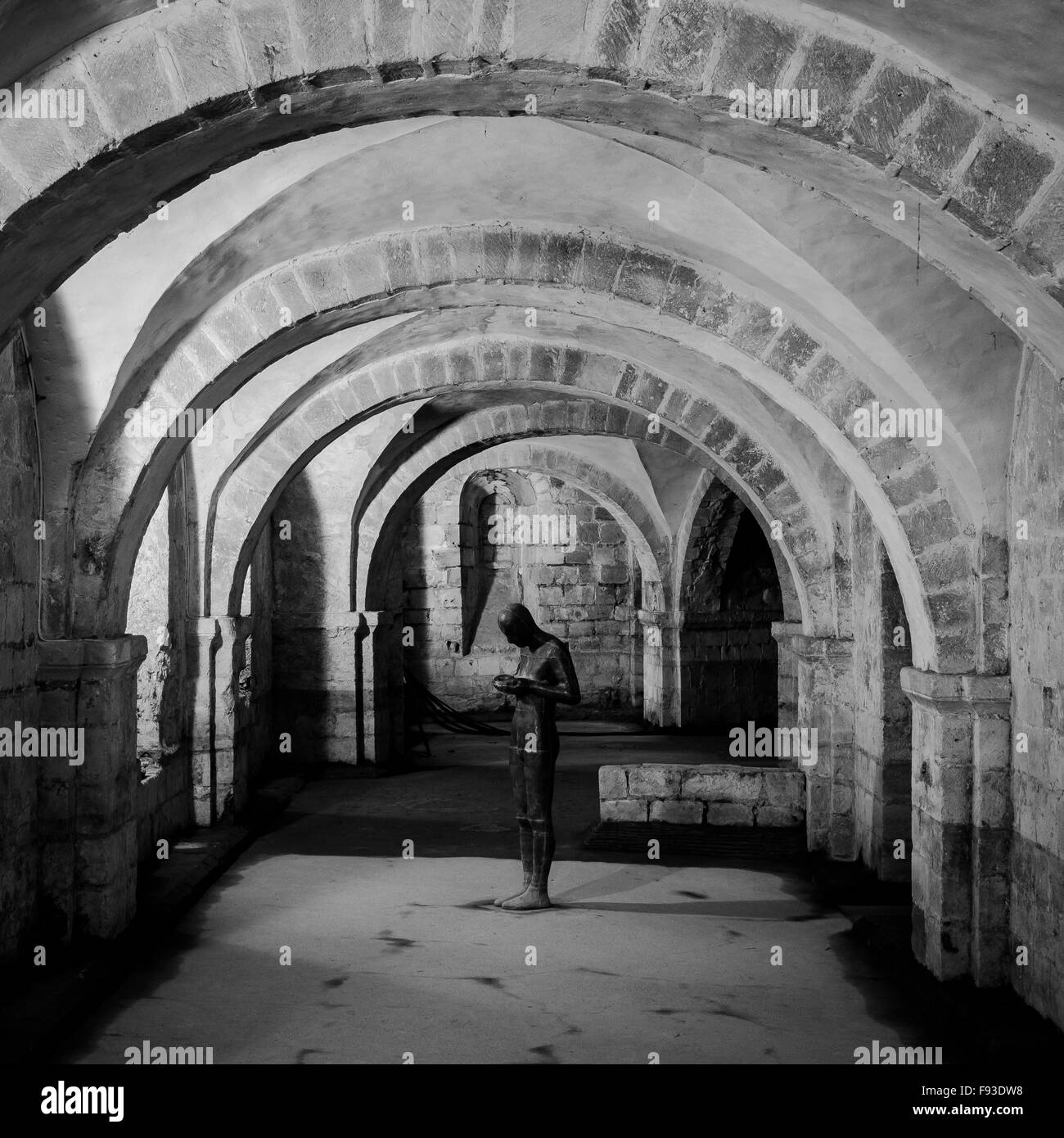 Winchester Cathedral Crypt Stock Photo - Alamy