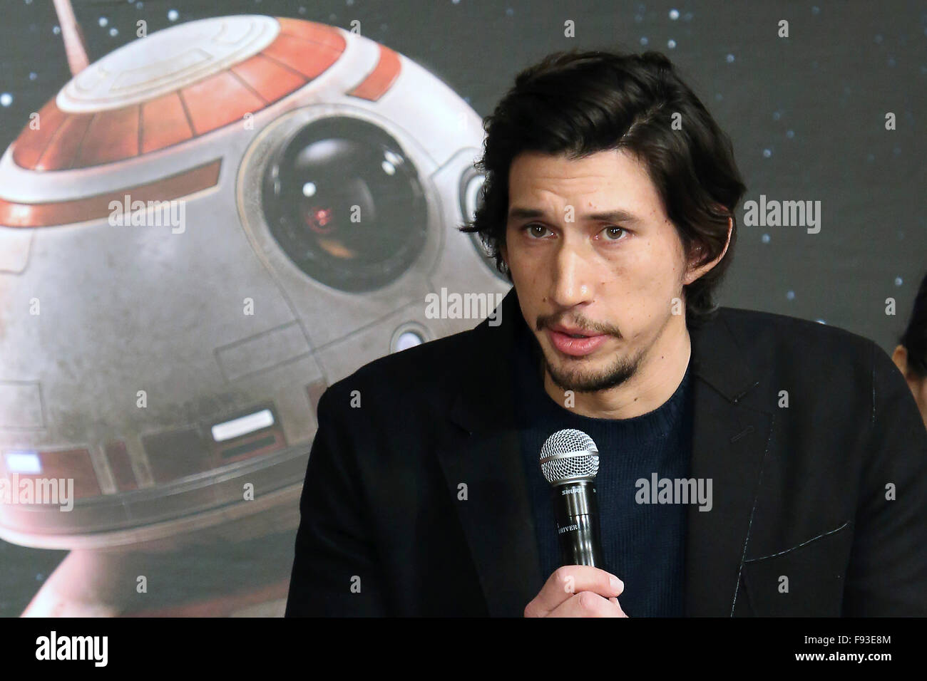 Adam Driver during the press conference for 'Star Wars: The Force ...