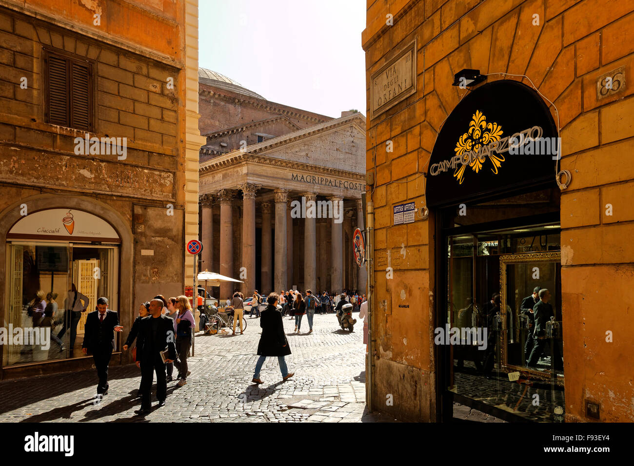 The Partenon of Rome, and mirrow in the shadow Stock Photo - Alamy