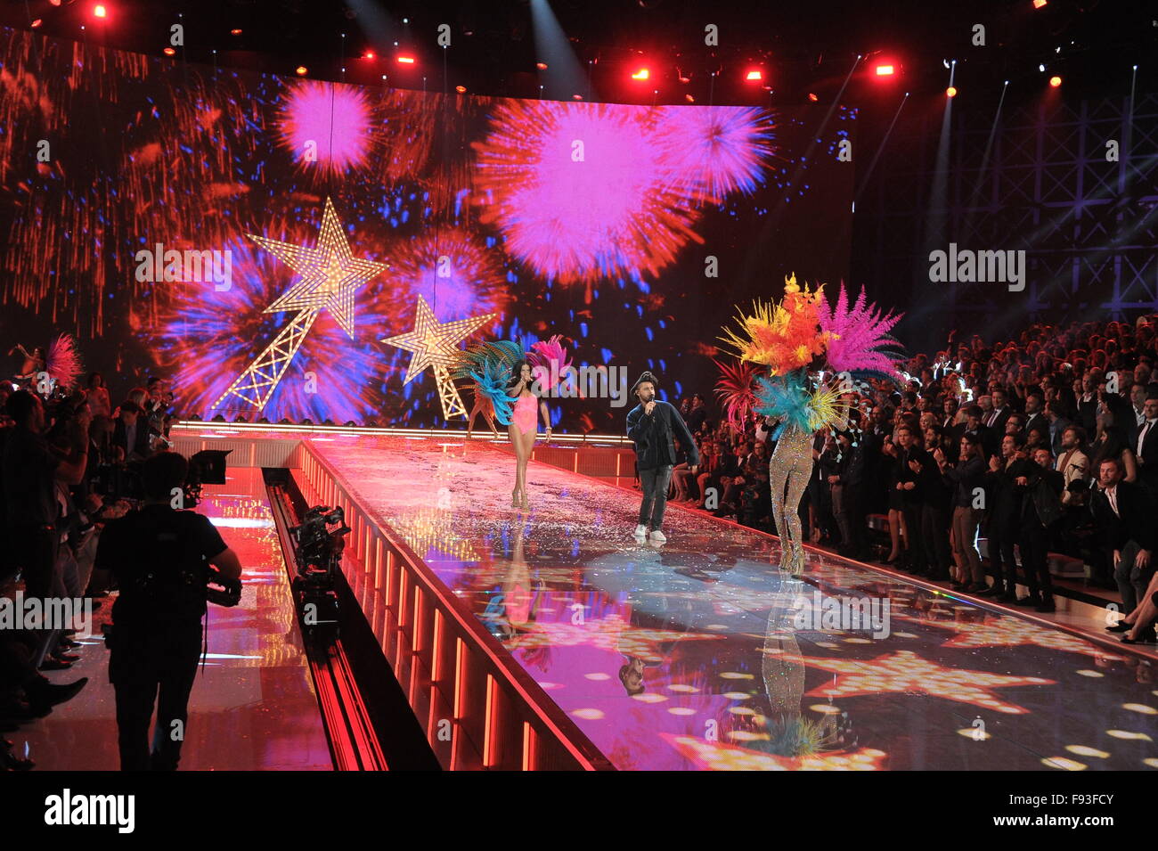 Models walk the 2015 Victoria Secret Show in NYC Featuring: The Weeknd ...