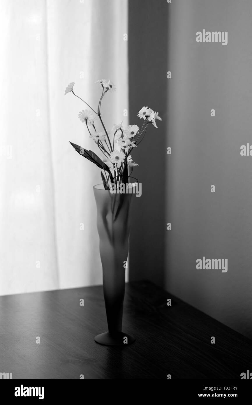 Flower vase photography Black and White Stock Photos & Images - Alamy