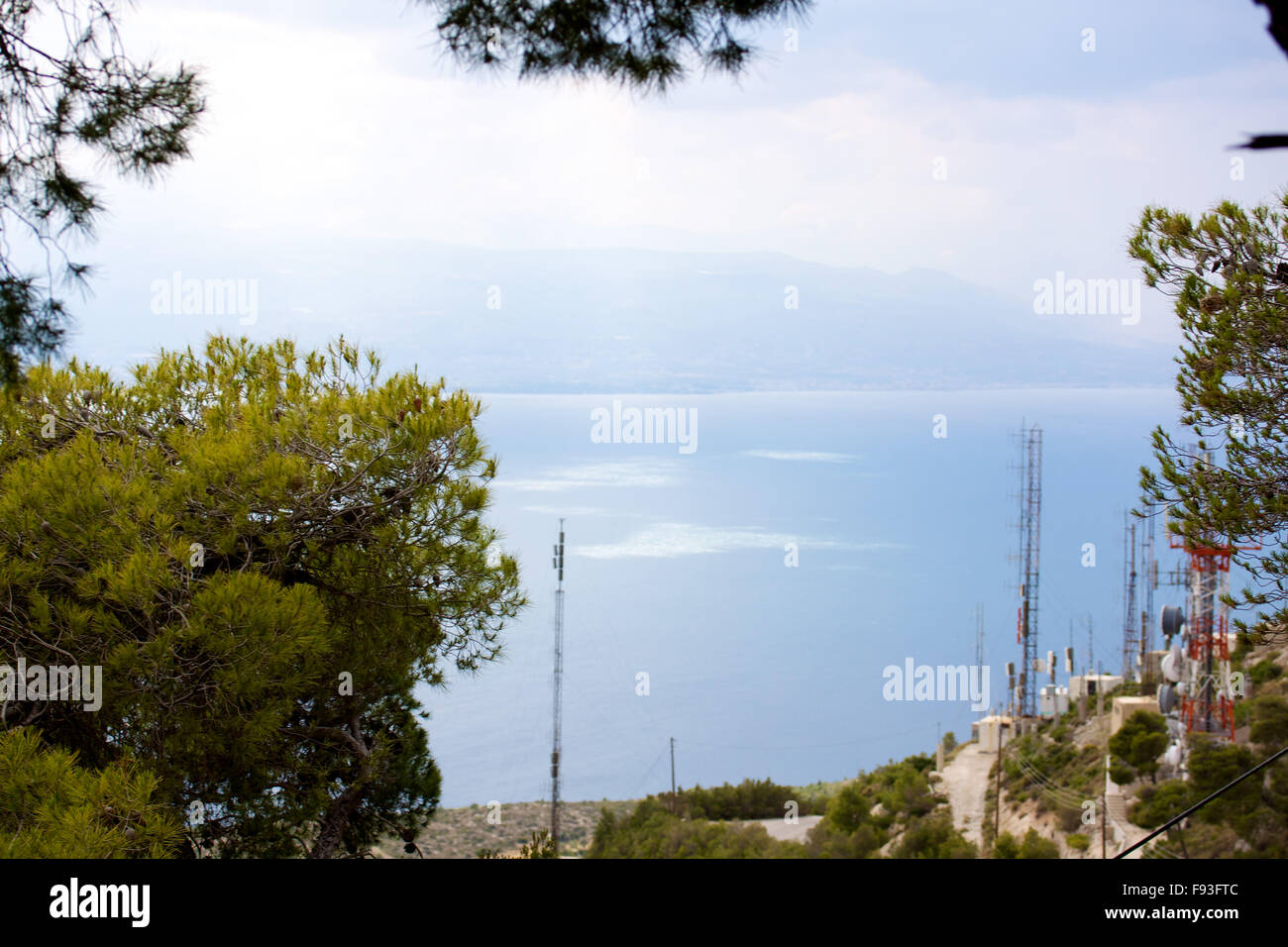 beautiful Greek landscape Stock Photo - Alamy