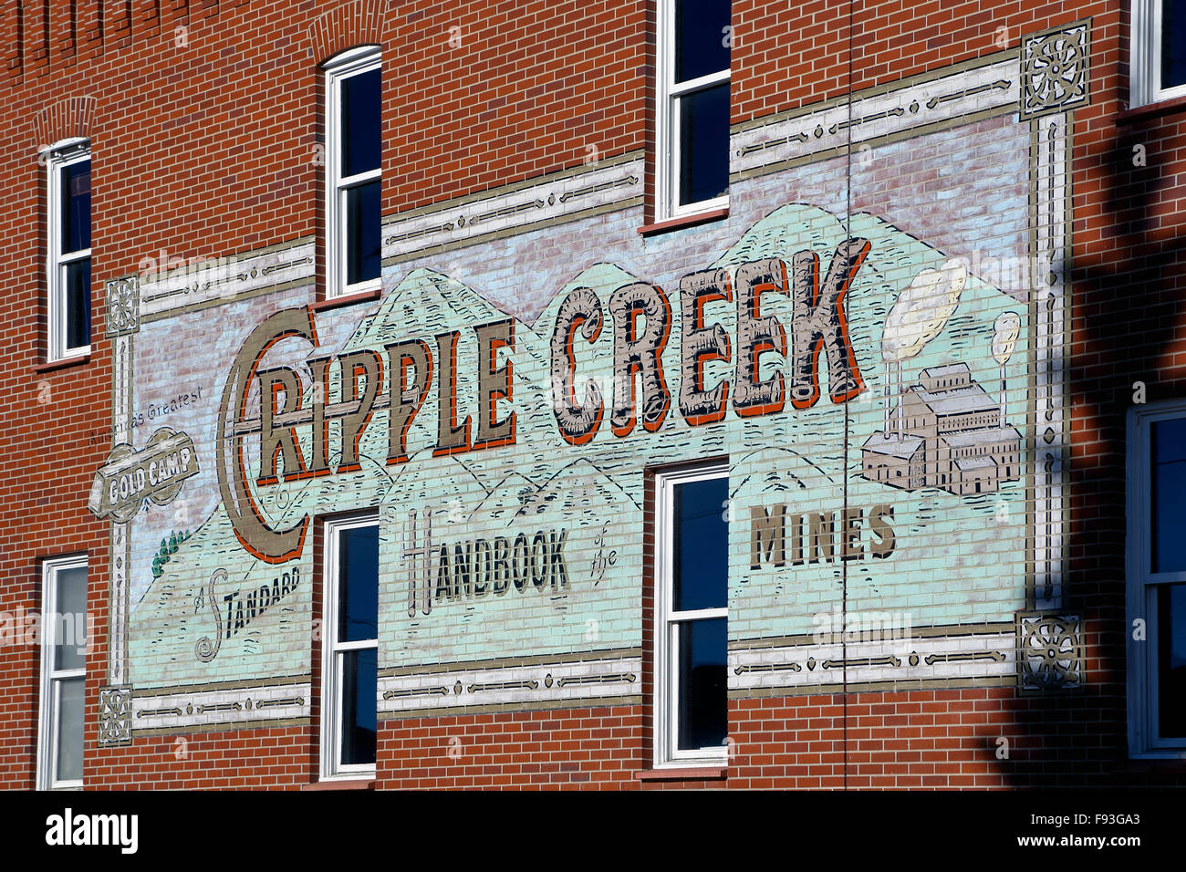 Colorado cripple creek sign painted hi-res stock photography and images ...