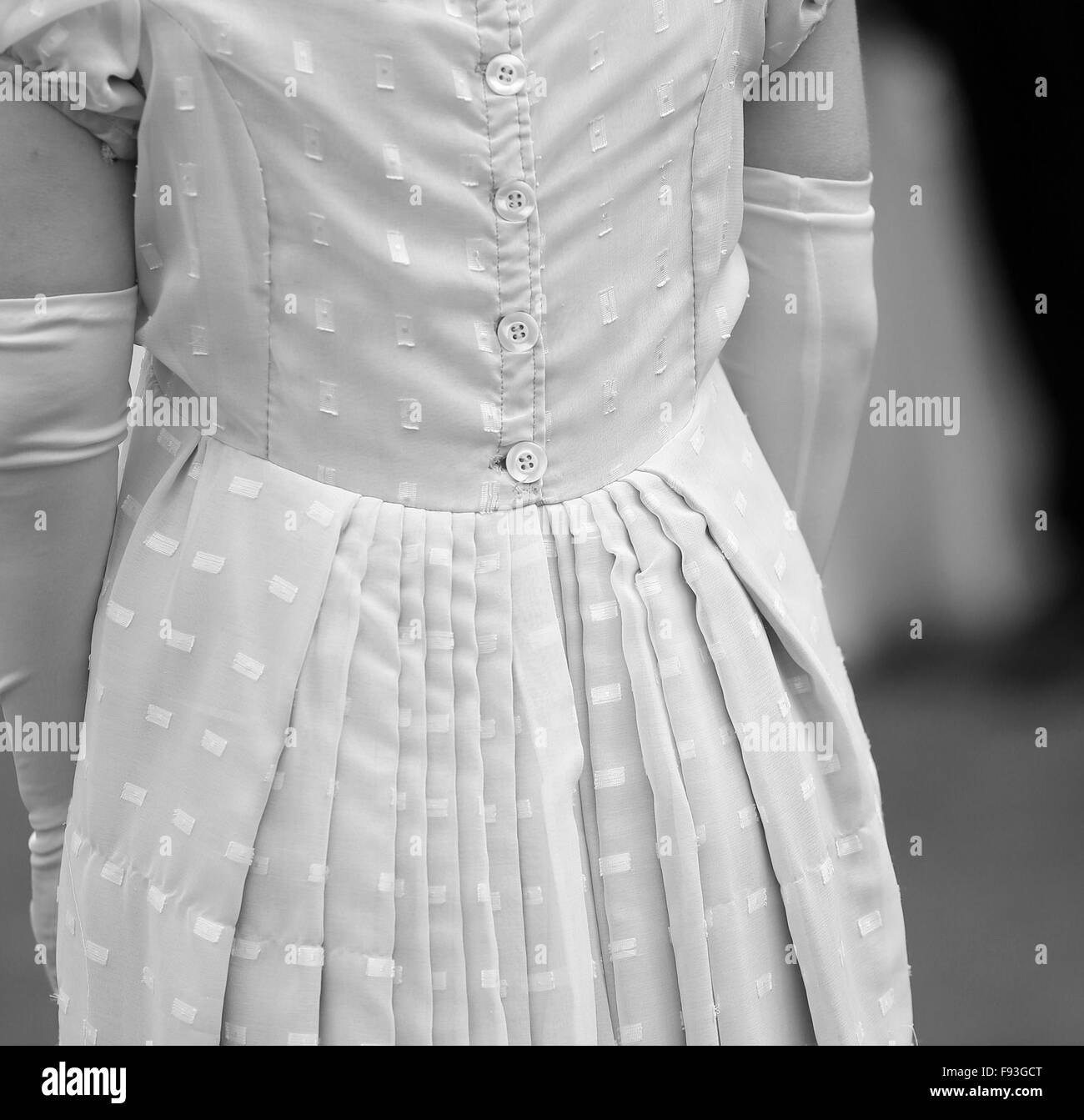 Woman period dress rear view hi-res stock photography and images - Alamy