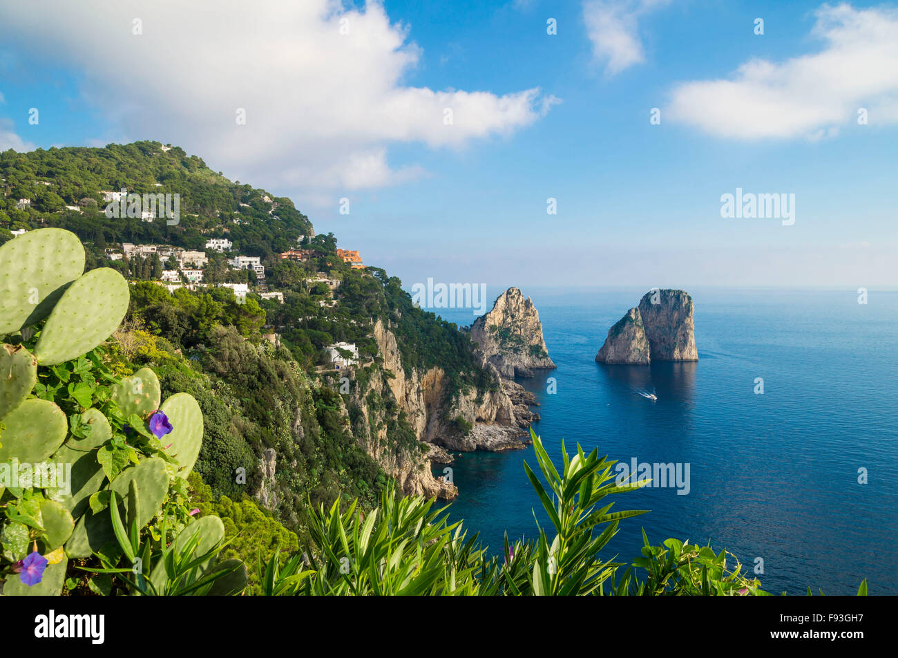 Autumn on the coast of the Capri Island - Island of Love ,famous ...