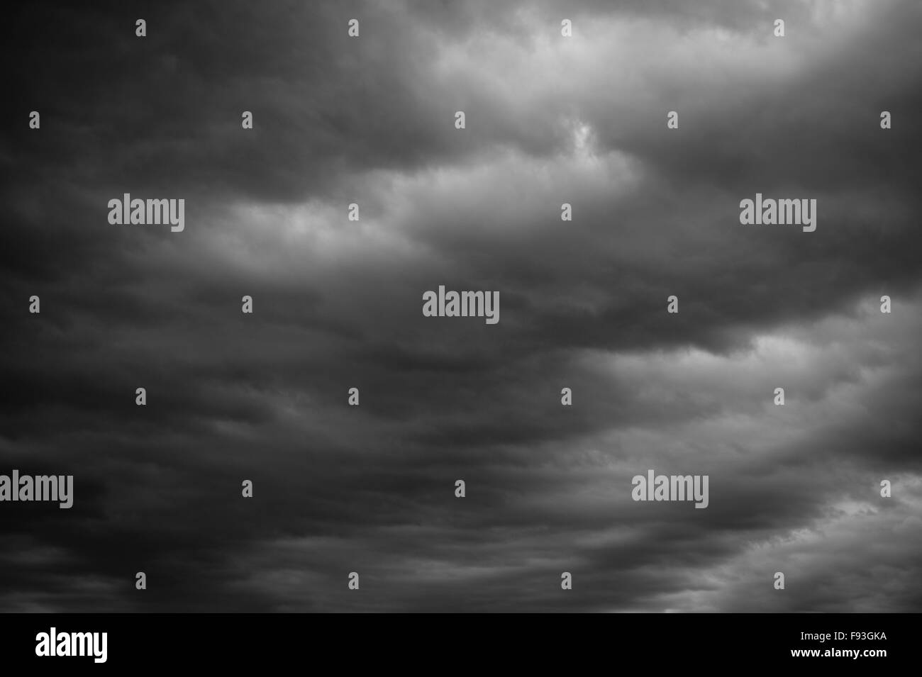 Storm clouds gathering for stormy weather with rain and wind Stock ...