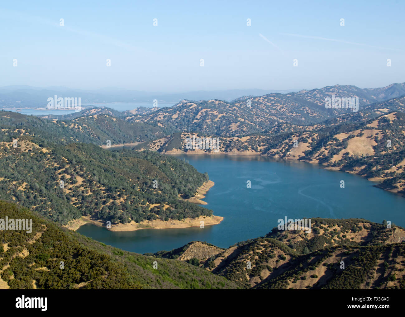 View of Lake Berryessa from the Blue Ridge Trail Stock Photo - Alamy