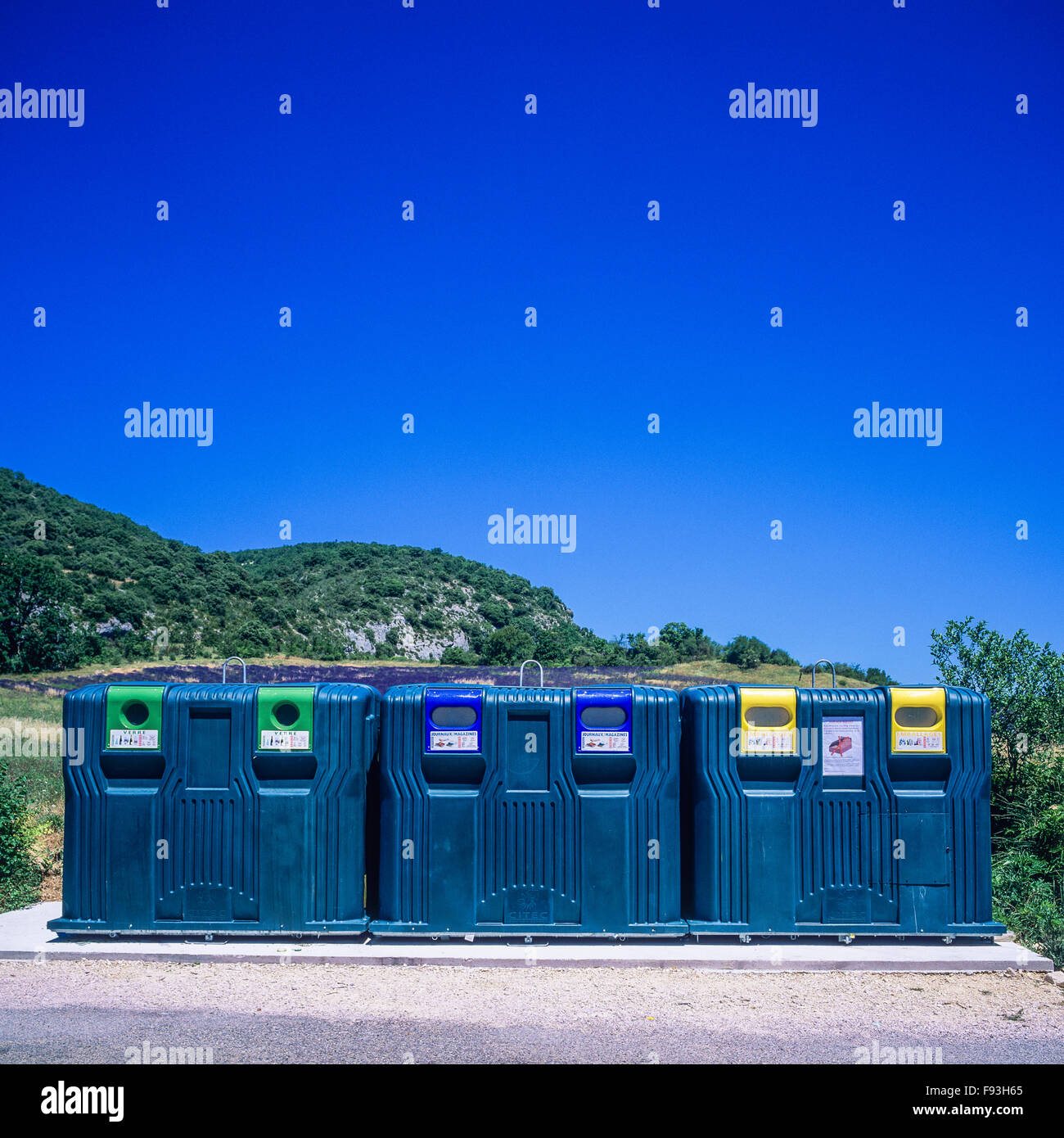 Domestic dust bins for selective sorting of household waste and ...