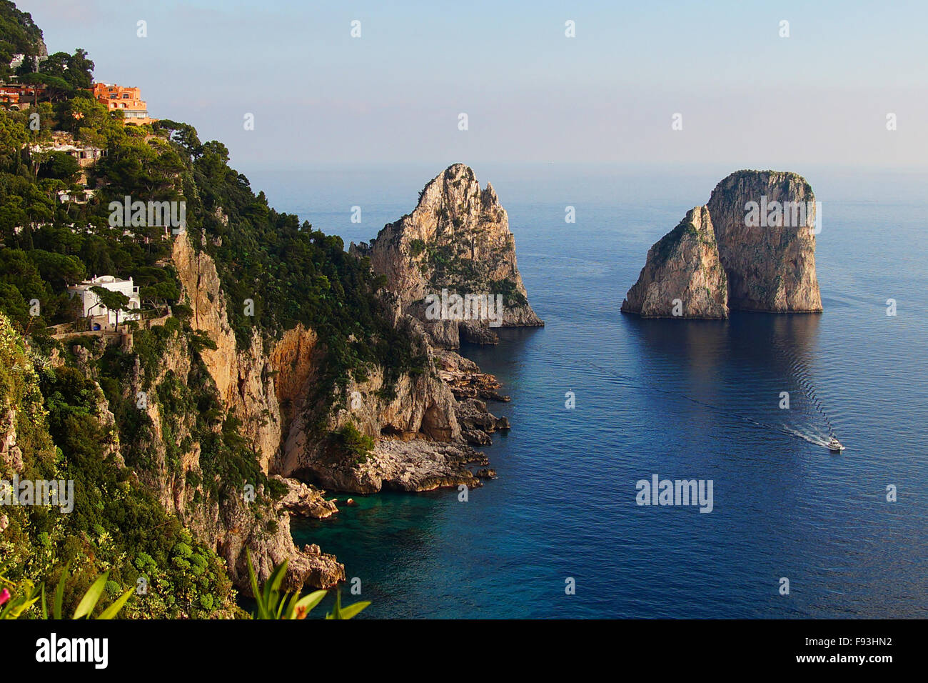 Autumn on the coast of the Capri Island - Island of Love ,famous ...
