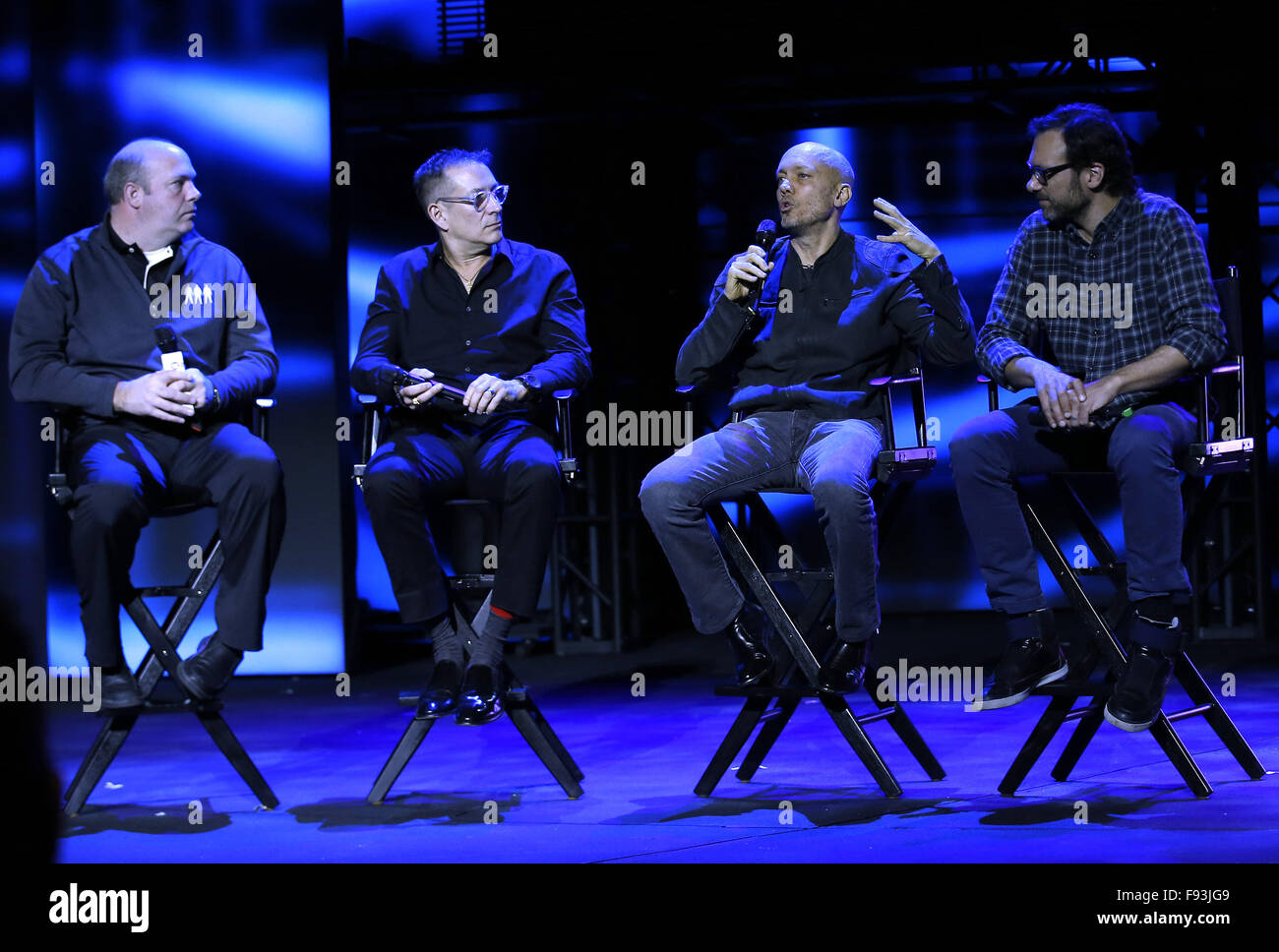 Blue Man Group Arrival at The Luxor in Las Vegas Featuring: Jack Kenn ...