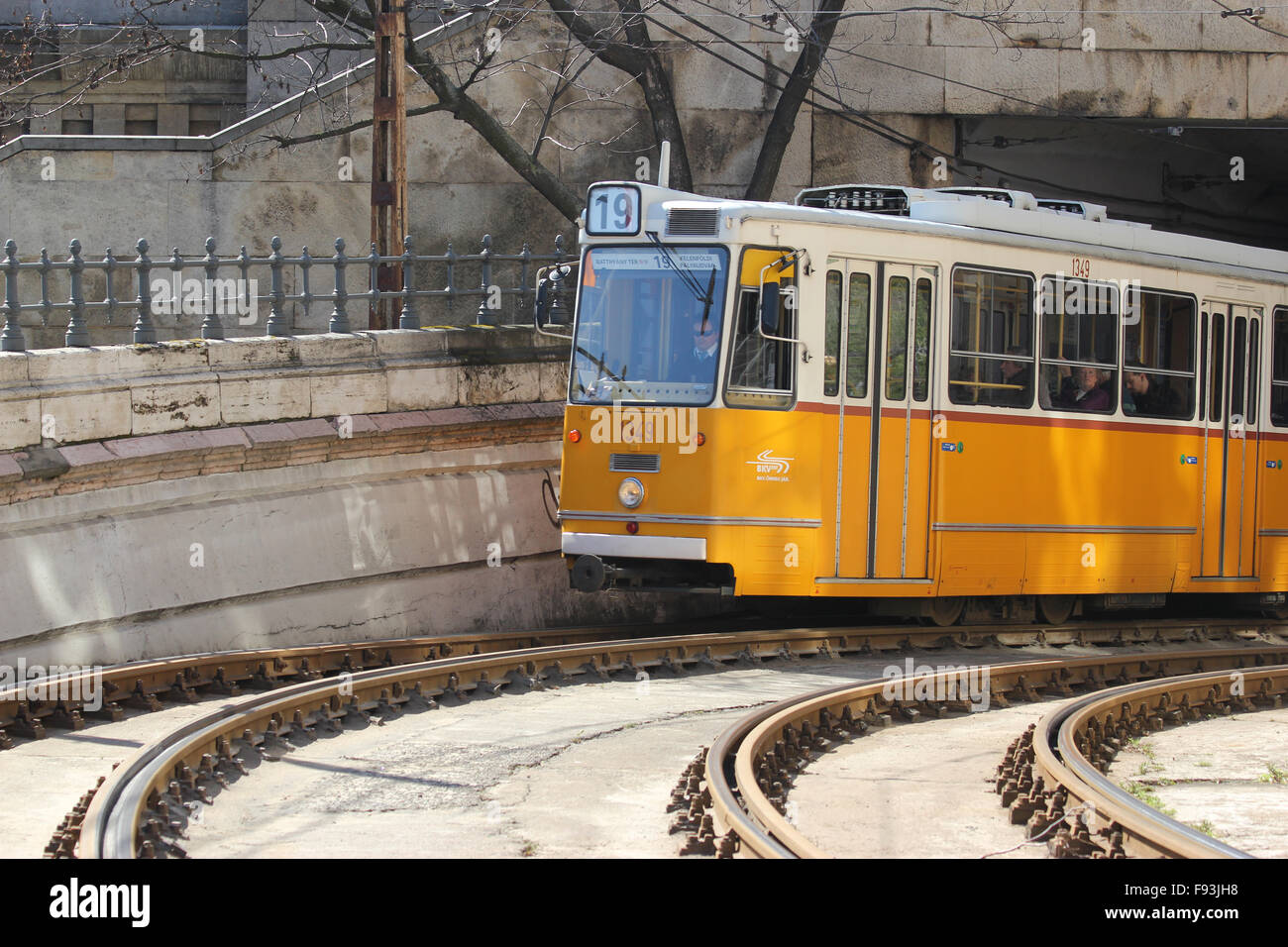 A train in budapest Stock Photo, Royalty Free Image: 91664196 - Alamy