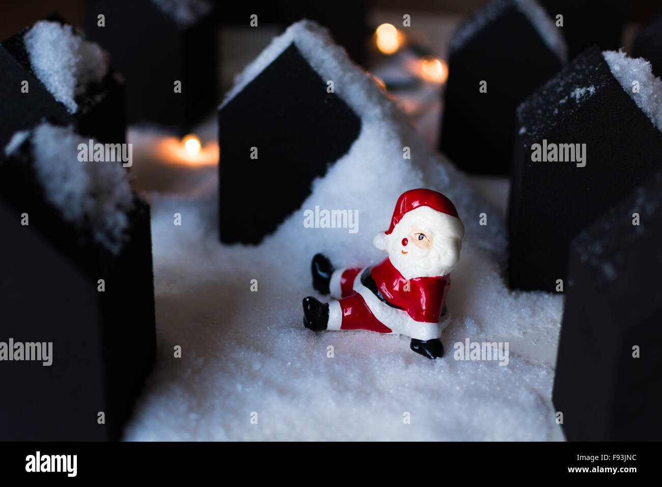Santa snow angel hi-res stock photography and images - Alamy