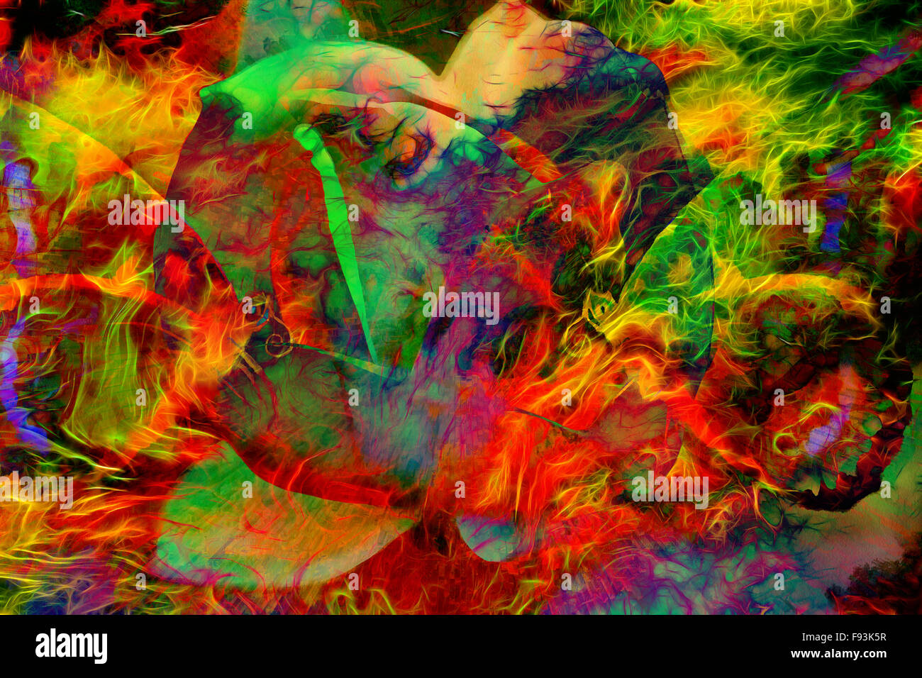 Illustration color butterfly mixed hi-res stock photography and images ...