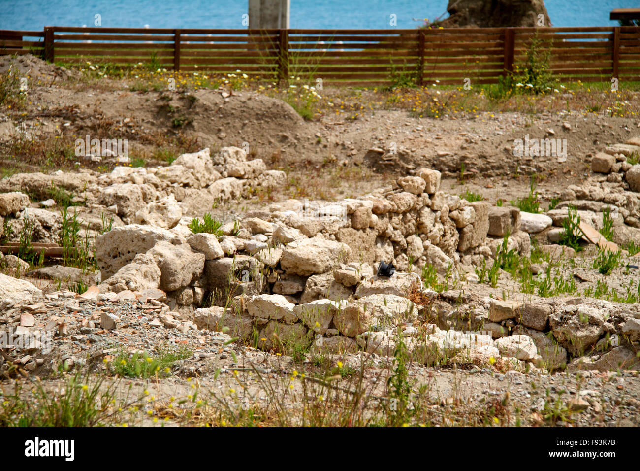 Ancient ruins on Rhodes island, Greece Stock Photo - Alamy