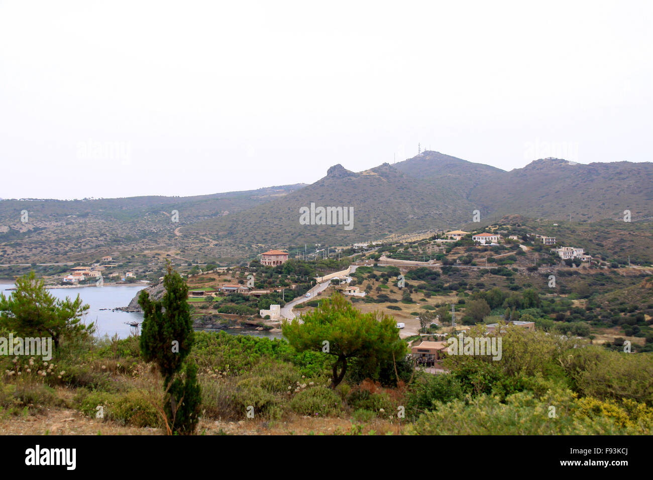 beautiful Greek landscape Stock Photo - Alamy