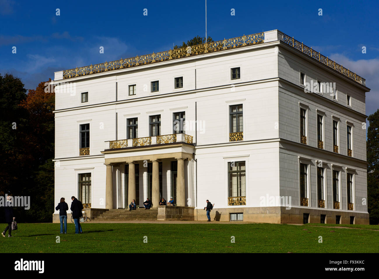 Jenisch House in the Jenischpark, Groß-Flottbek, Hamburg, Germany Stock ...