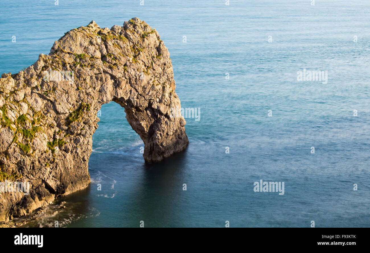 The limestone arch of Durdle Door, Dorset Stock Photo - Alamy