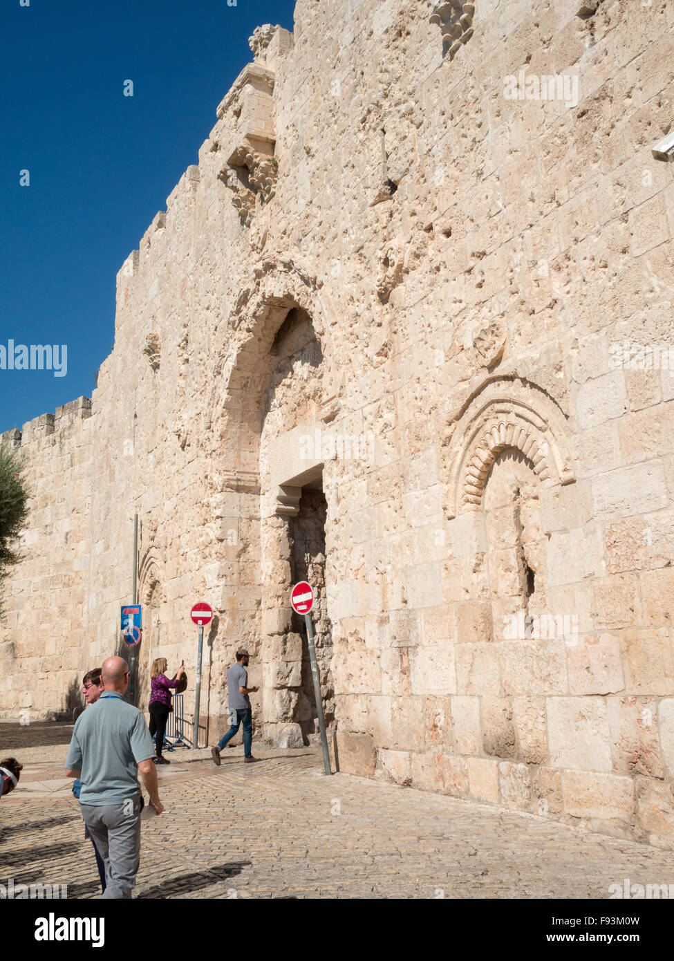 Zion Gate, Old Jerusalem Stock Photo - Alamy