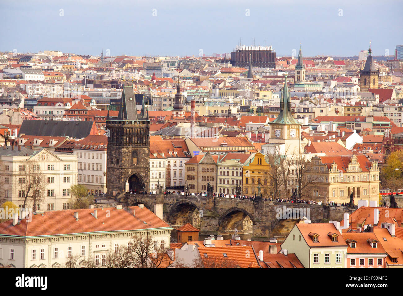 Old Prague city view Czech Stock Photo - Alamy