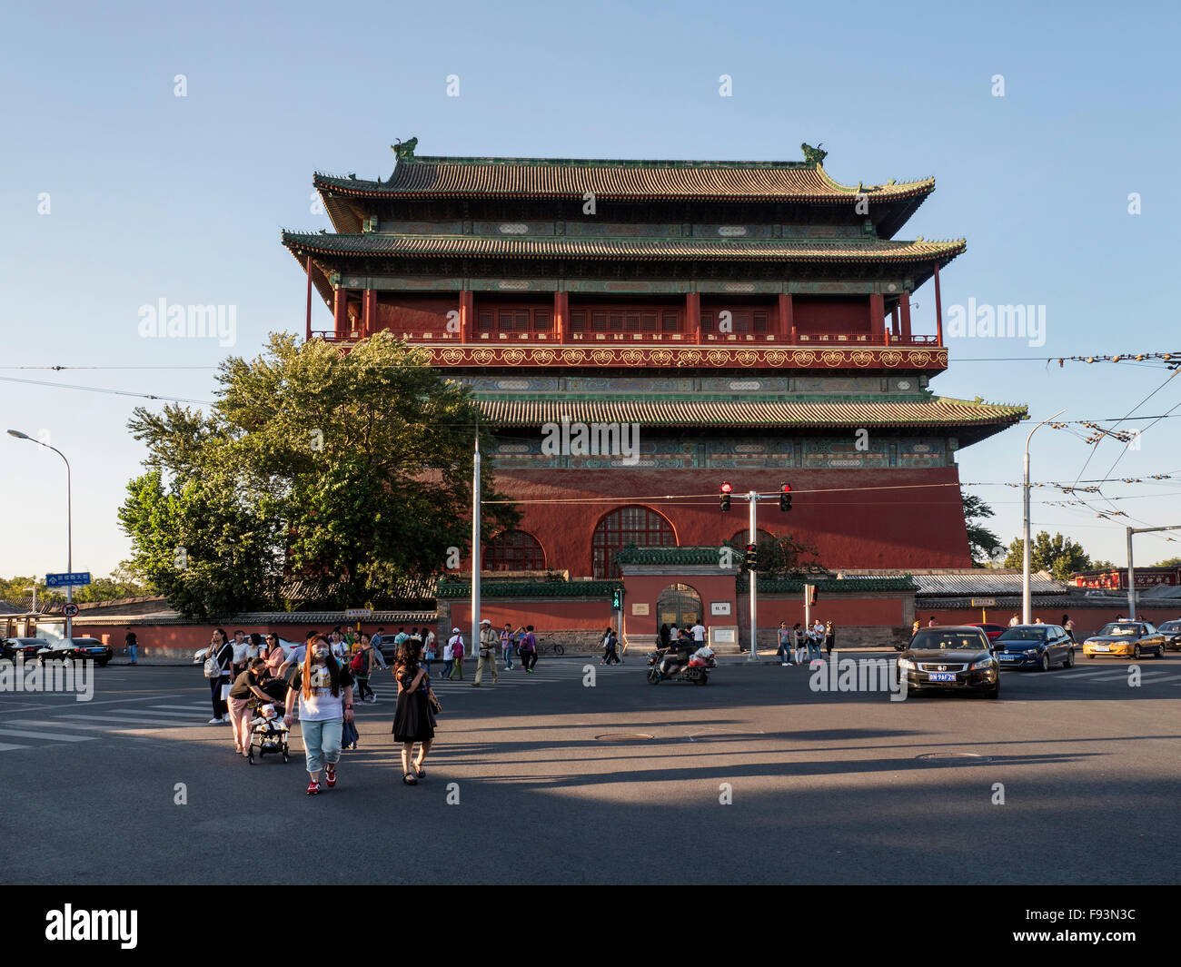 drum-tower Gulou, Beijing, China, Asia Stock Photo - Alamy