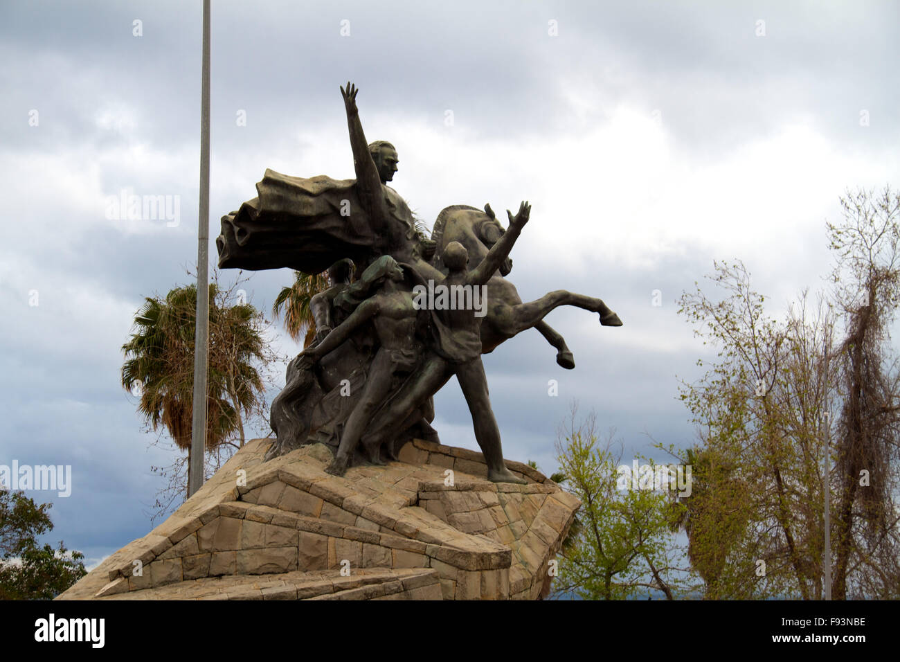 Ataturk, the founder of the Turkish Republic has many monuments along ...